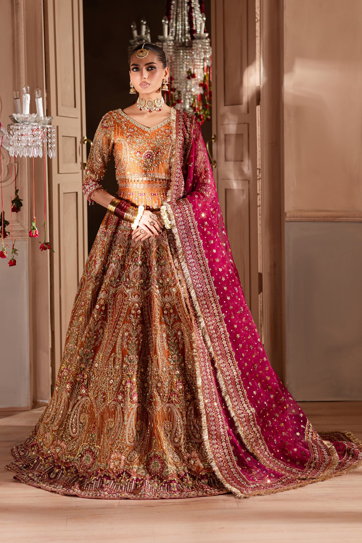 Gul Posh 3Pc - Bridal Dress | BATIK UK