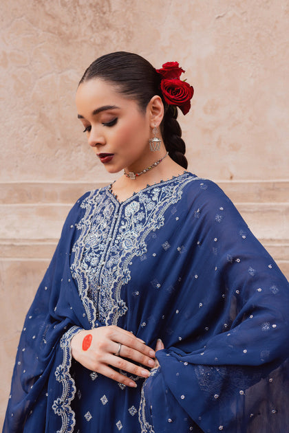 Sereene Sapphire 3Pc - Festive Luxe Pret | BATIK UK